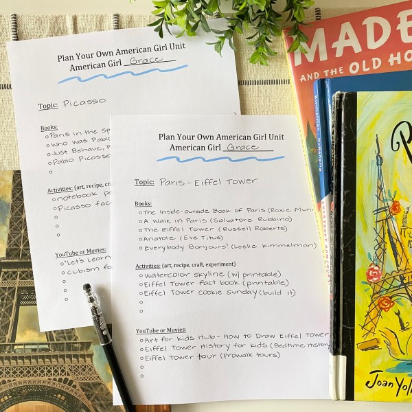 Plan Your Own American Girl Unit Study Guide - Little School of Smiths